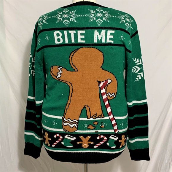Ugly Christmas Sweater | Sweaters | Ugly Christmas Sweater Oh Snap Bite ...